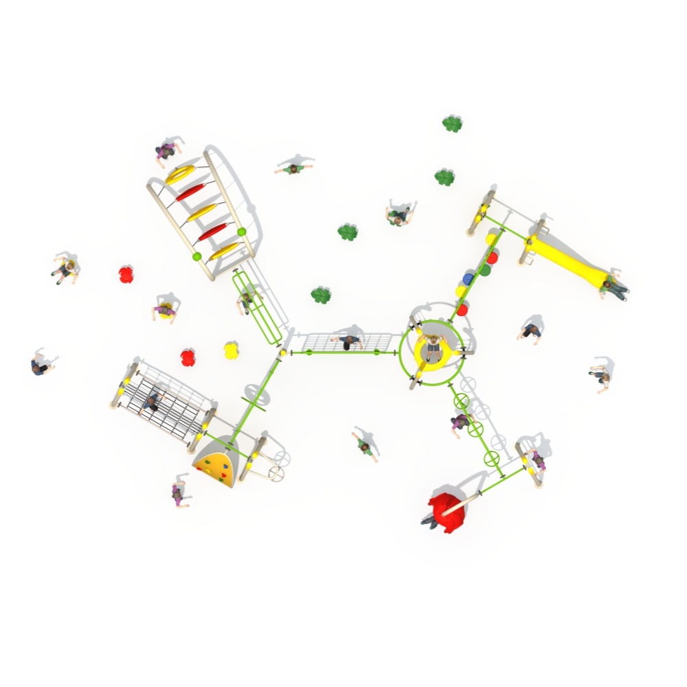 ALL AGE NET PLAYGROUND kids play park China factory-Guangzhou Colorful ...
