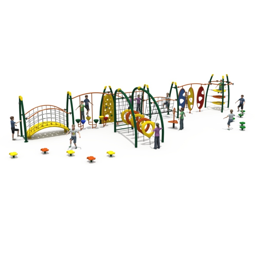 OUTDOOR NET PLAYGROUND kids play park China factory-Guangzhou Colorful ...