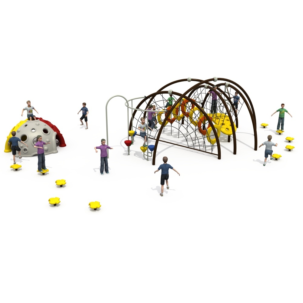 ROPE COURSES PLAYGROUND kids play park China factory-Guangzhou Colorful ...