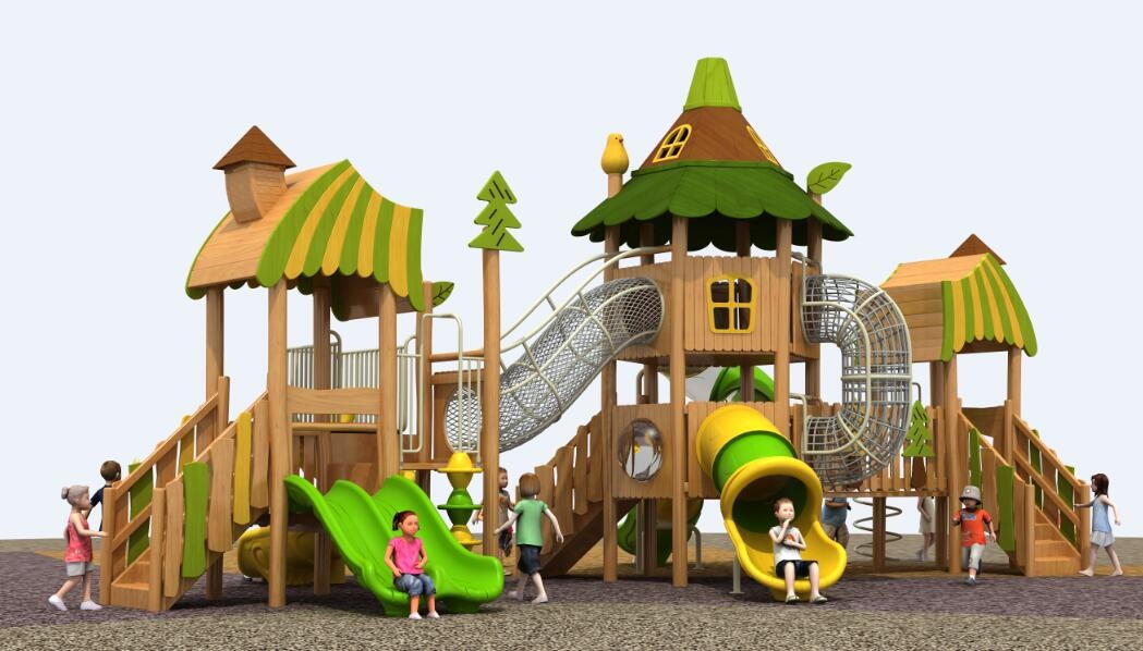 timber playground China supplier-Guangzhou Colorful Play