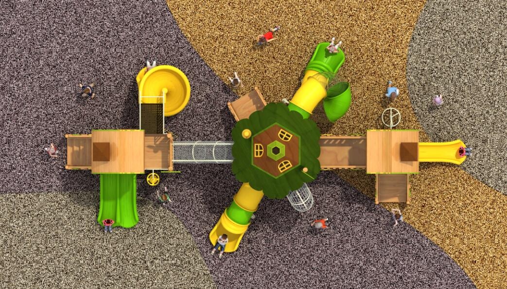 timber playground China supplier-Guangzhou Colorful Play