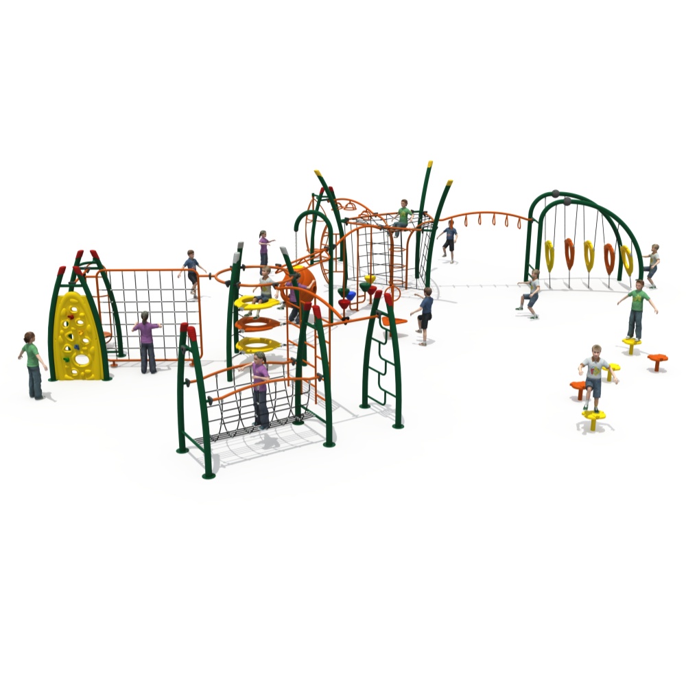 CLIMBING ROPES FOR OBSTACLE COURSE kids play park China factory ...